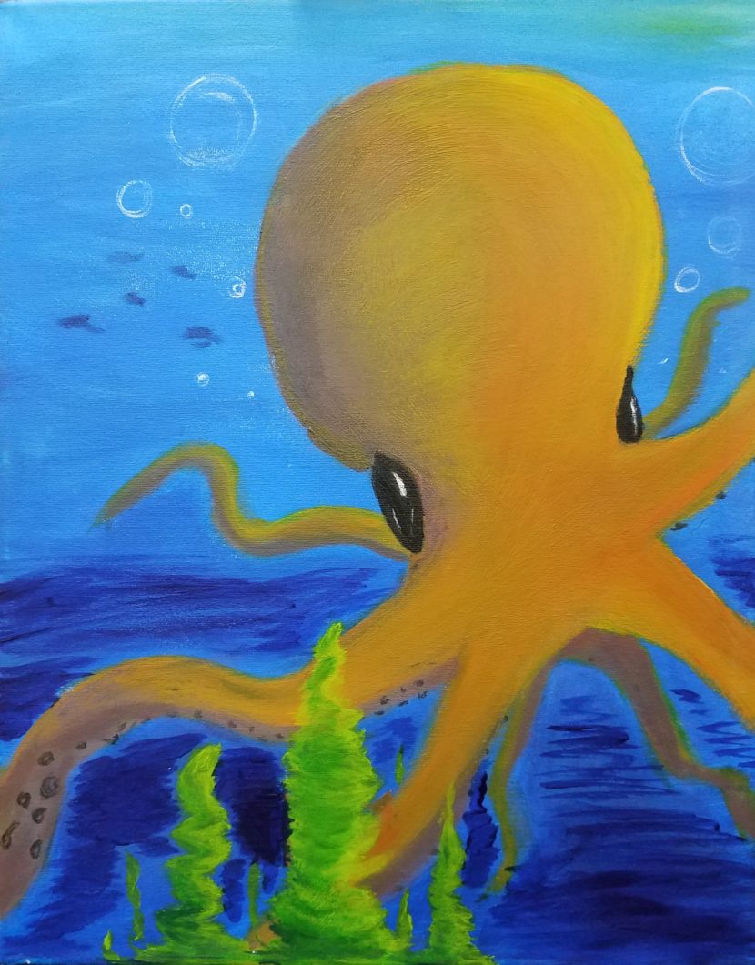 Orange Octopus – Flying Colors